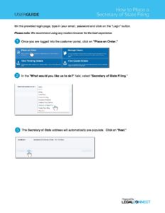 How to Place a Secretary of State Filing - California Process Servers ...